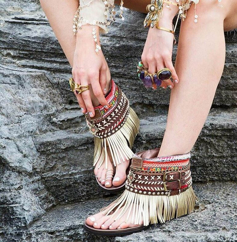 Hippie Boho Chic Style Shoes Ideas | Hippie Boho Style