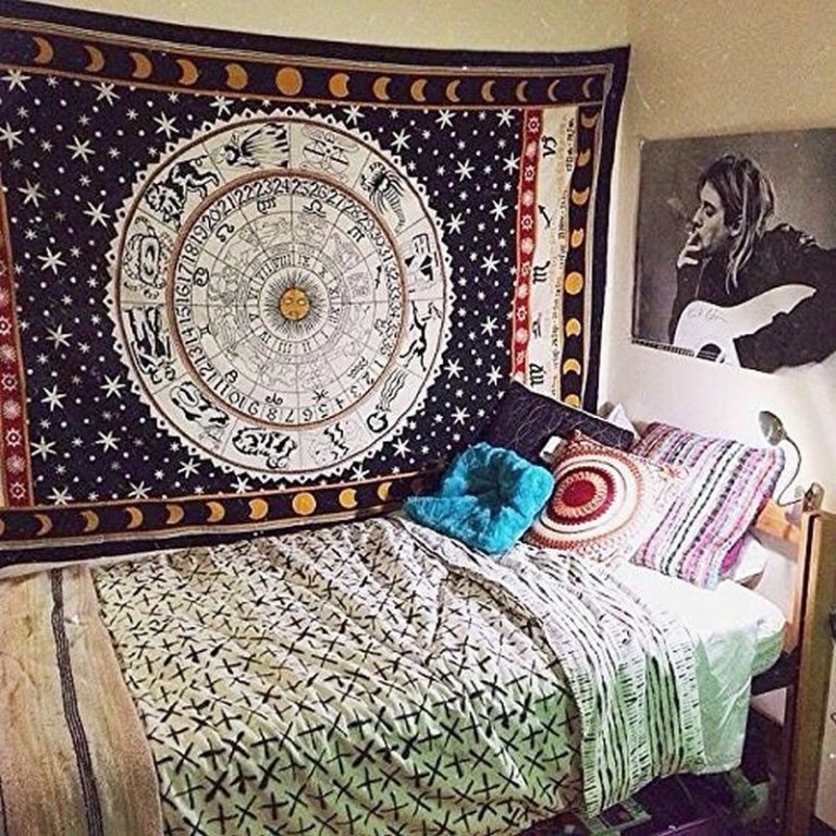 Wall Decor Ideas with Bohemian Tapestry Designs | Hippie Boho Style