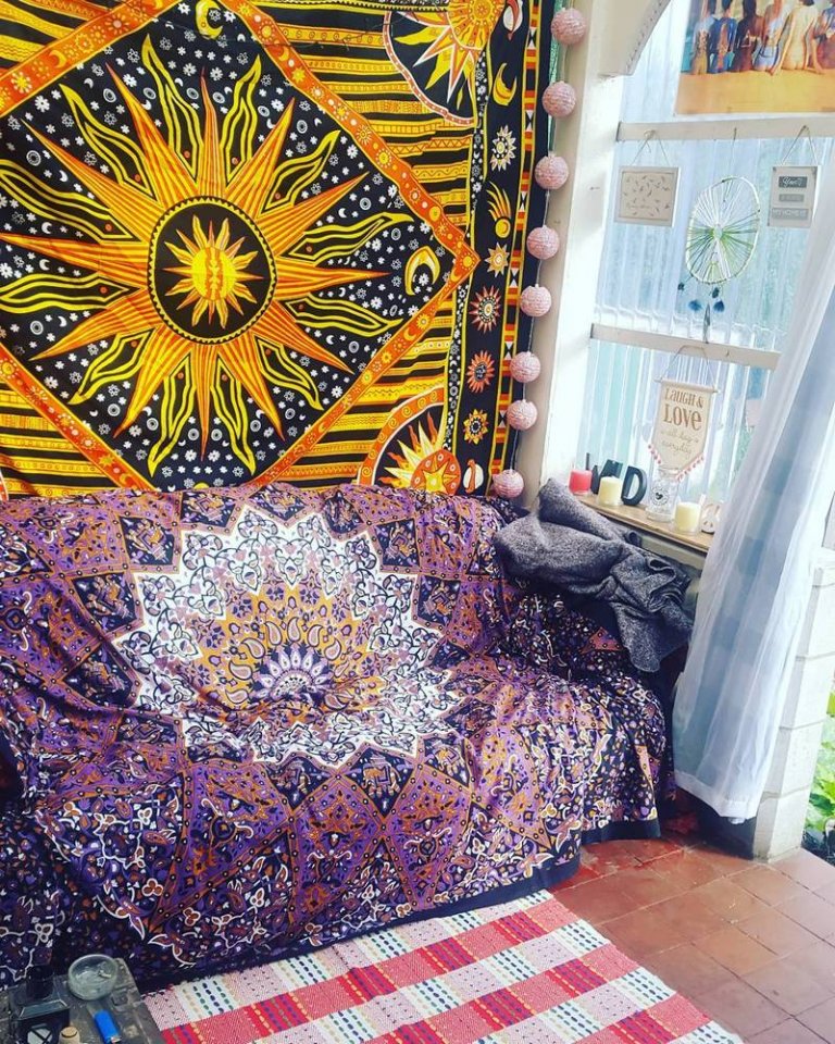 Wall Decor Ideas with Bohemian Tapestry Designs | Hippie Boho Style