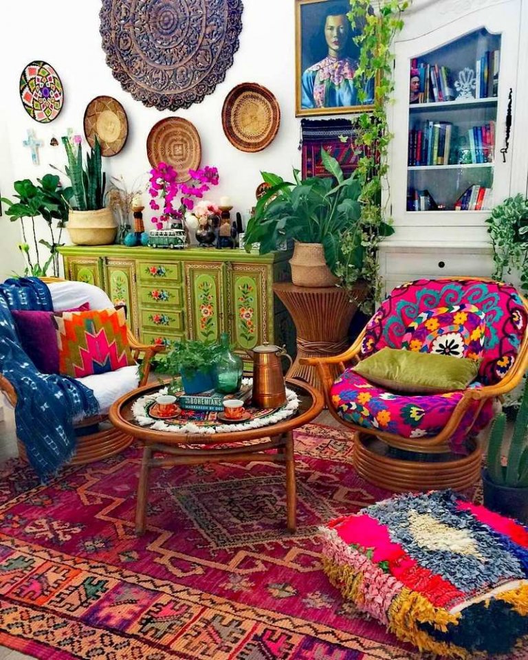 Boho & Hippie Style Home Decor Ideas and Designs | Hippie Boho Style