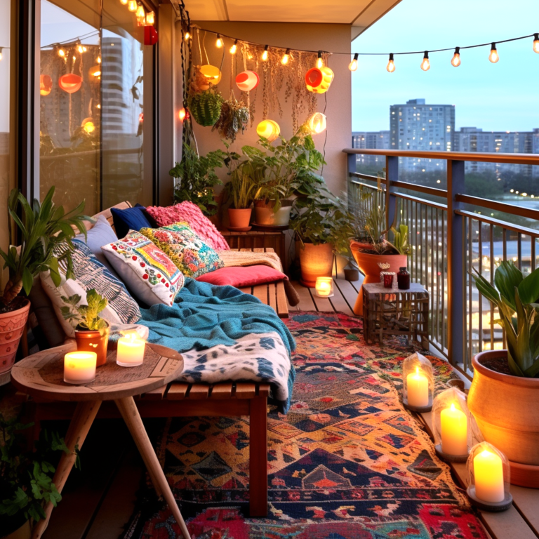 Chic and Colorful Bohemian Balcony Decor Ideas For A Boho Paradise ...